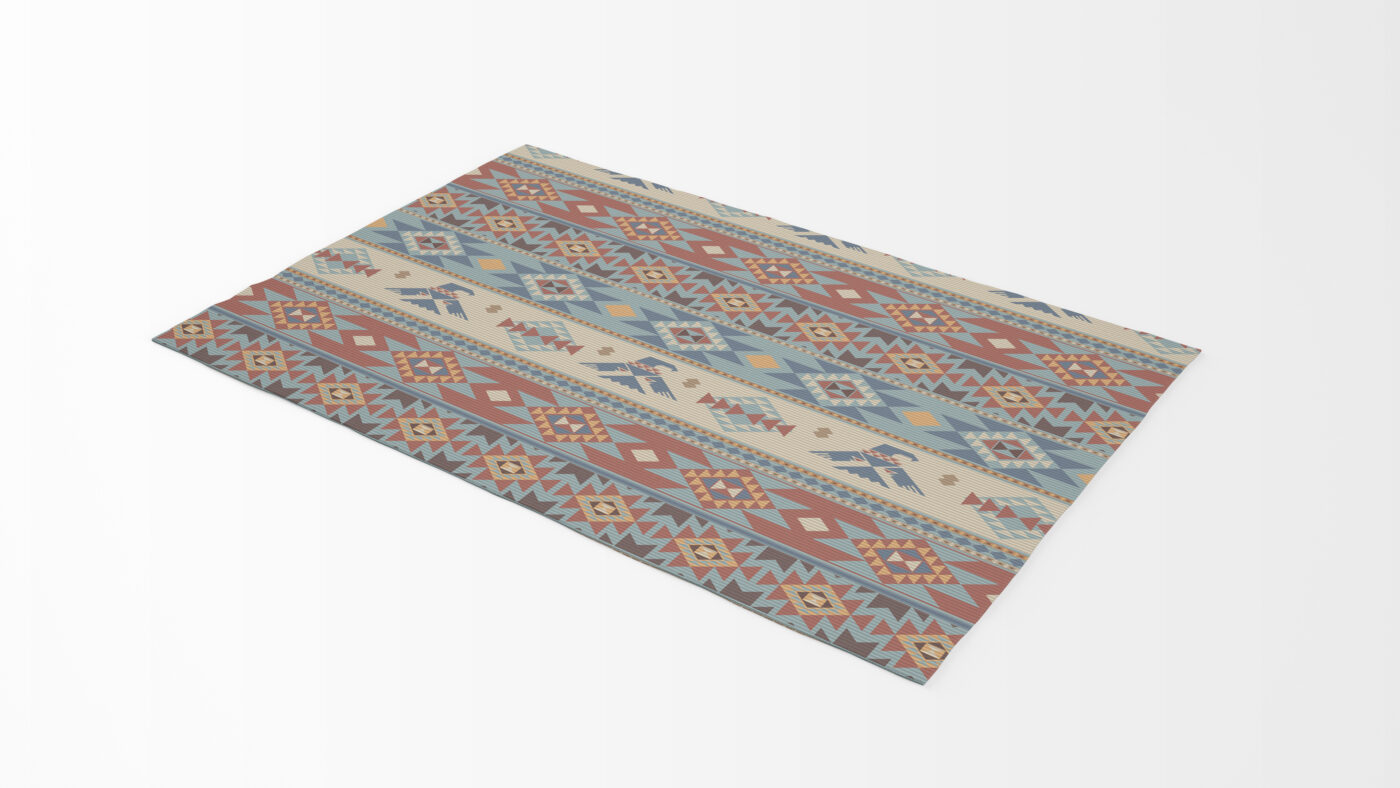 Teppich Native American Muster – Teppich DE
